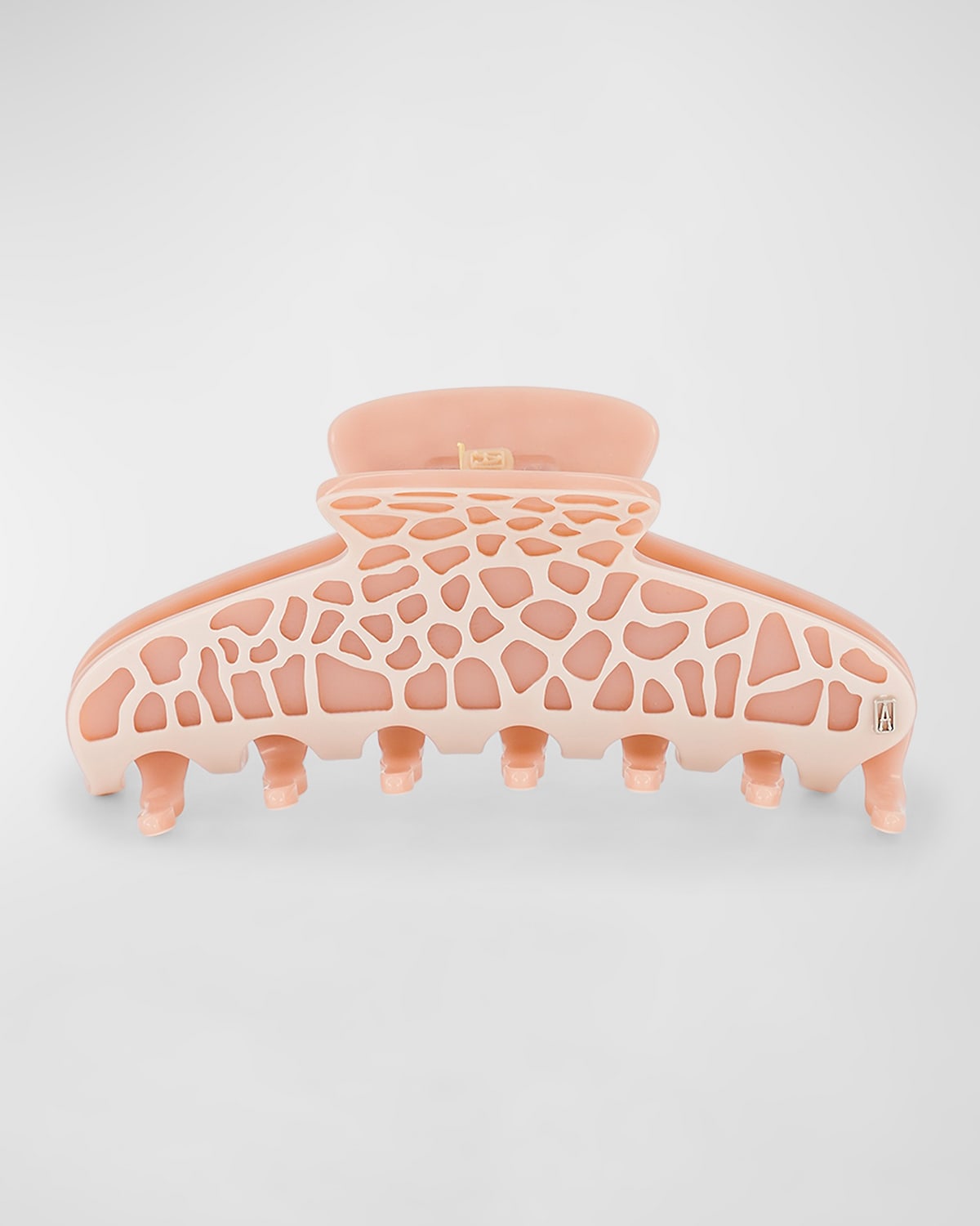 Alexandre de Paris Medium Acetate & Brass Jaw Clip | Neiman Marcus