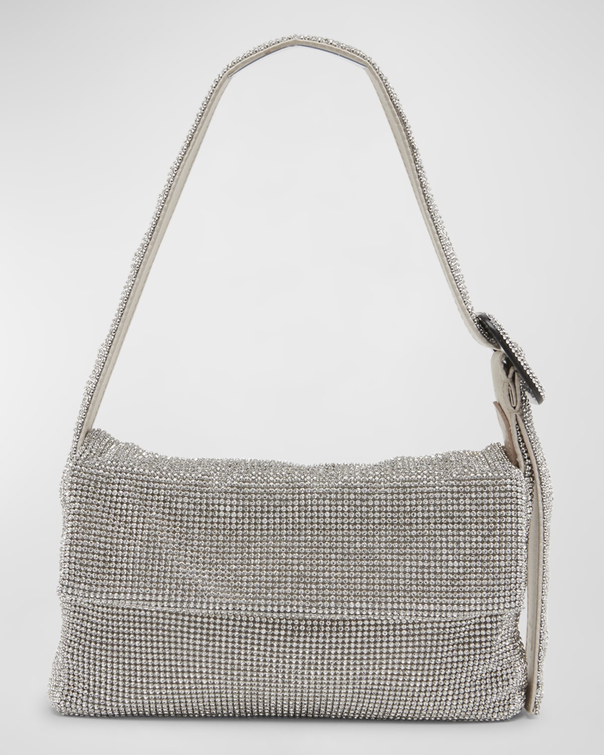 Benedetta Bruzziches Vitty Mignon Crystal Mesh Shoulder Bag | Neiman Marcus