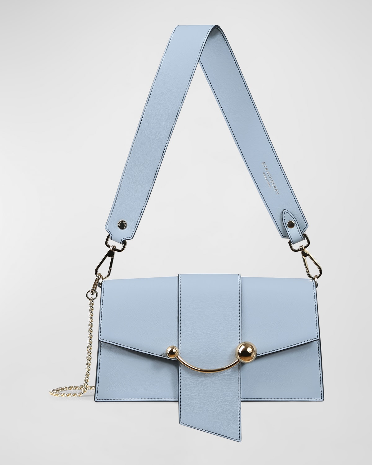 STRATHBERRY Mini Crescent Leather Shoulder Bag | Neiman Marcus