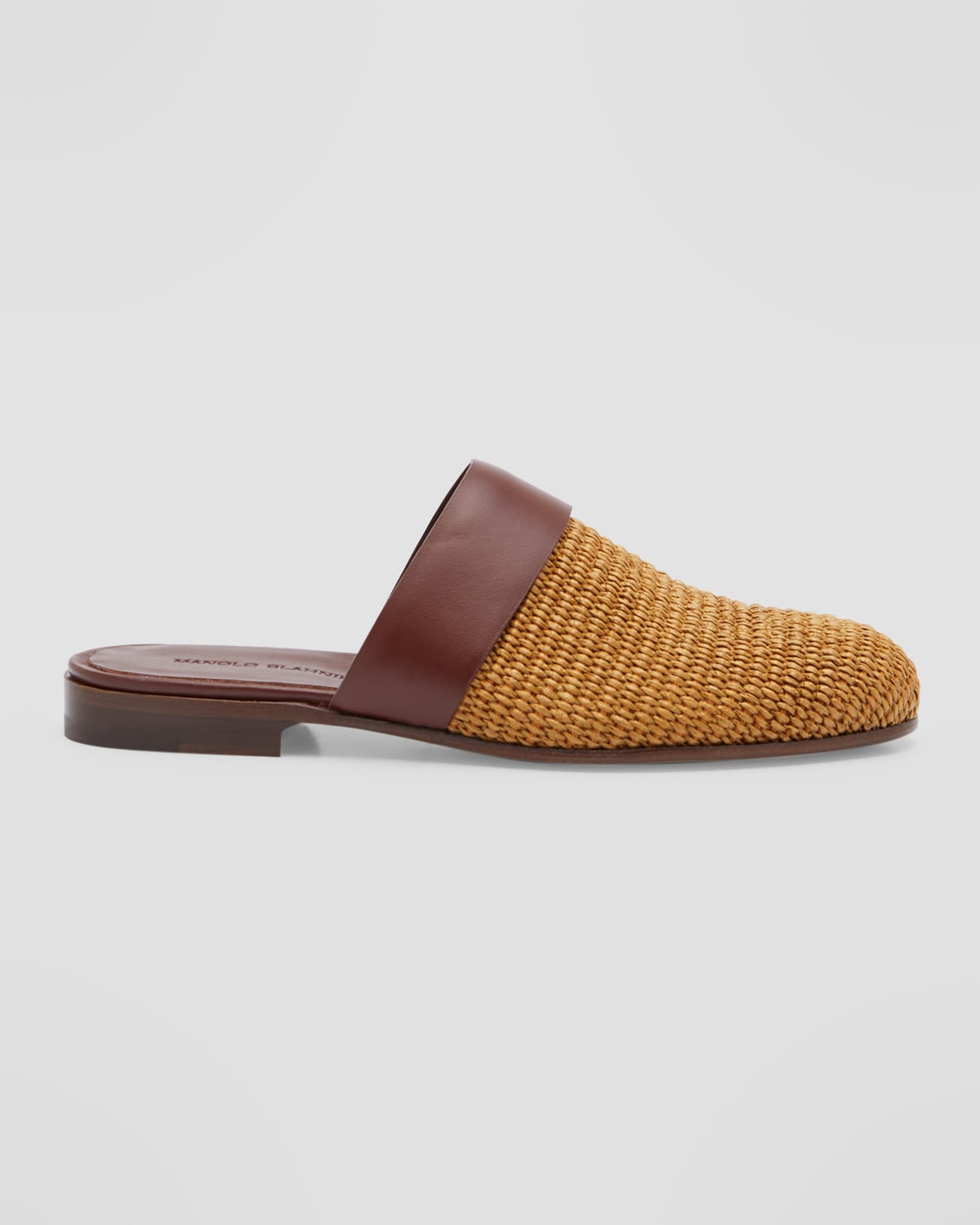 Dries Van Noten Men's Leather Western Mules | Neiman Marcus
