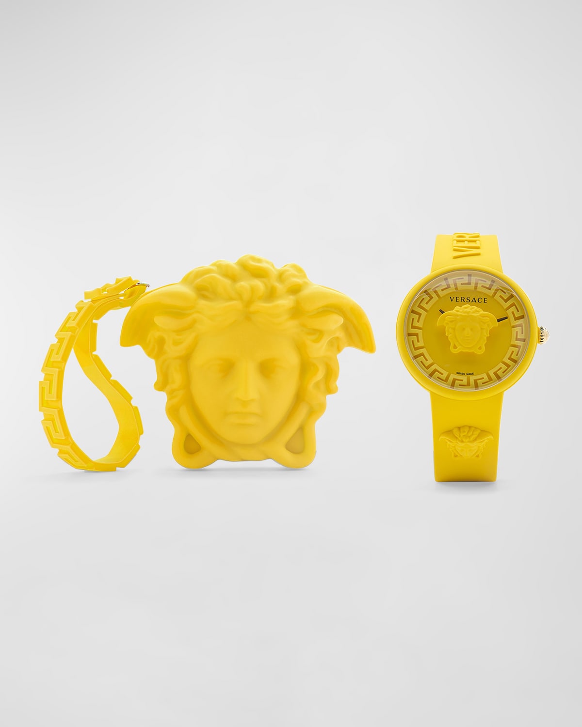 Versace Unisex Medusa Pop Navy Silicone Watch, 39mm | Neiman Marcus