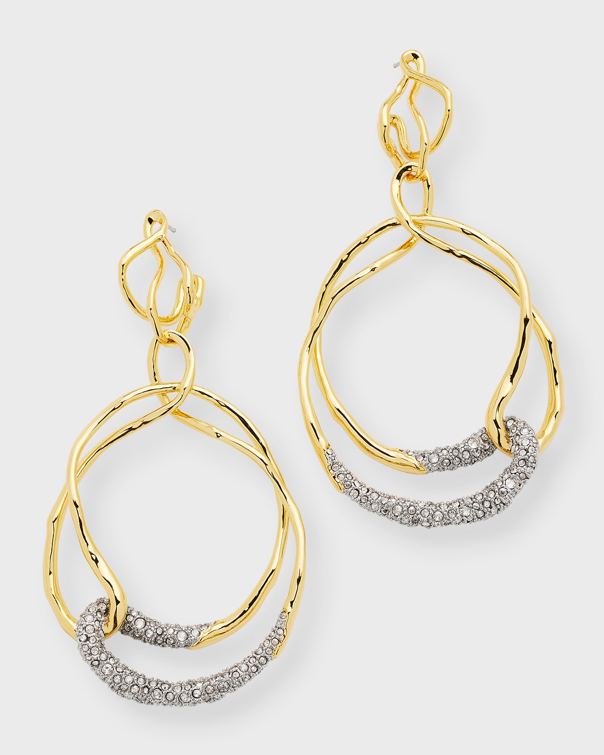 Alexis Bittar Solanales Front-Back Double Drop Crystal Earrings ...