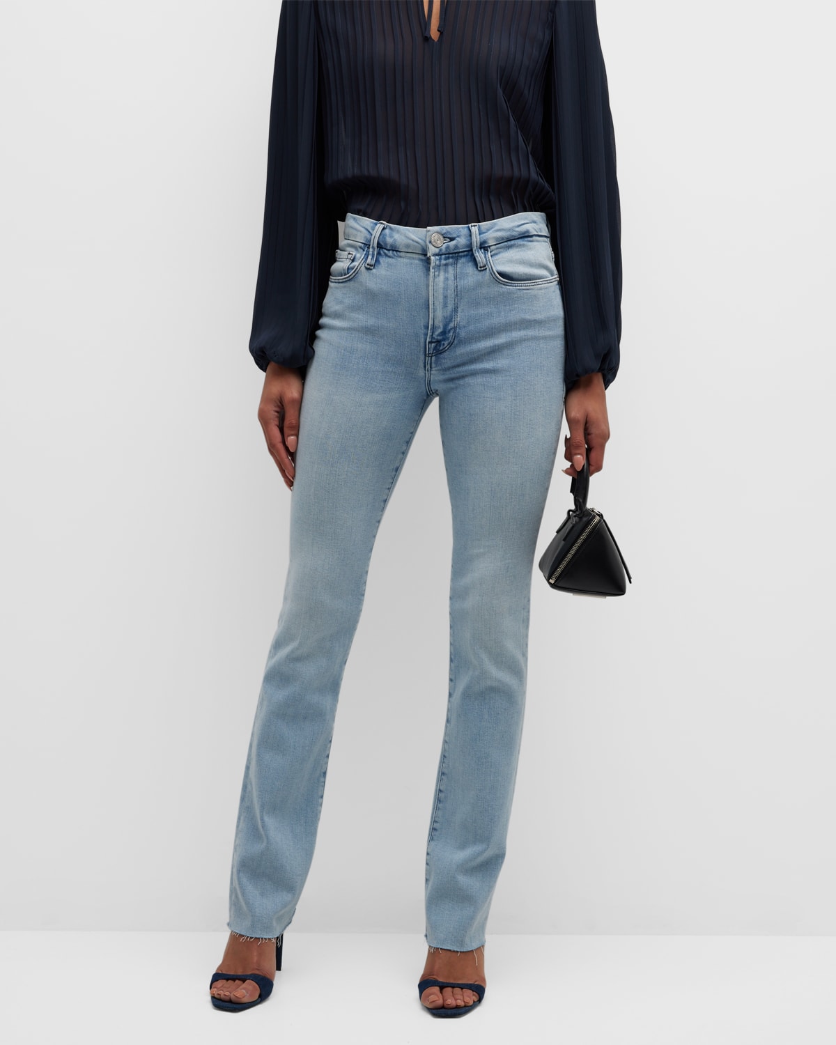 FRAME Le Super High Mini Boot Jeans | Neiman Marcus