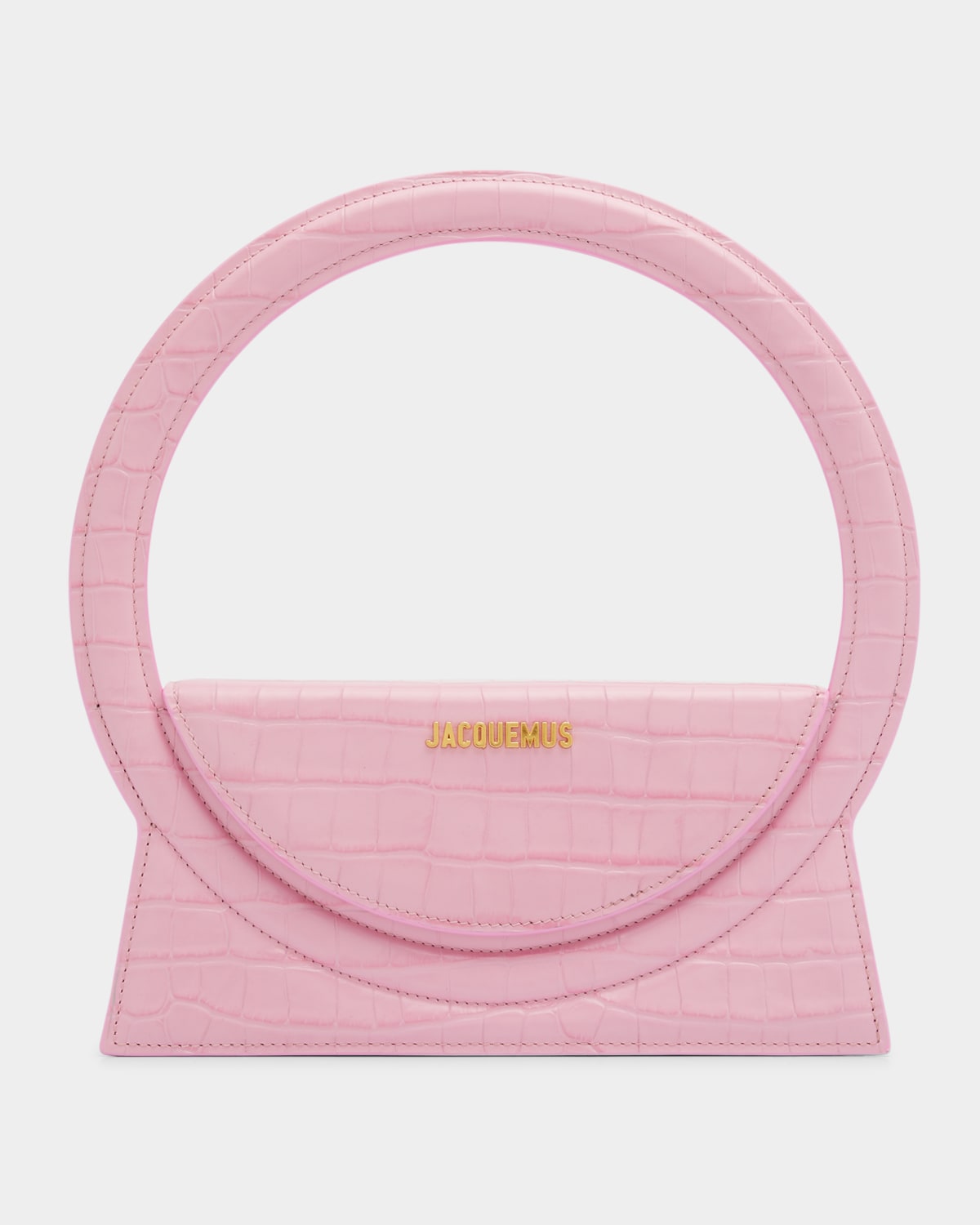 Jacquemus Le Sac Rond Top Handle Bag | Neiman Marcus