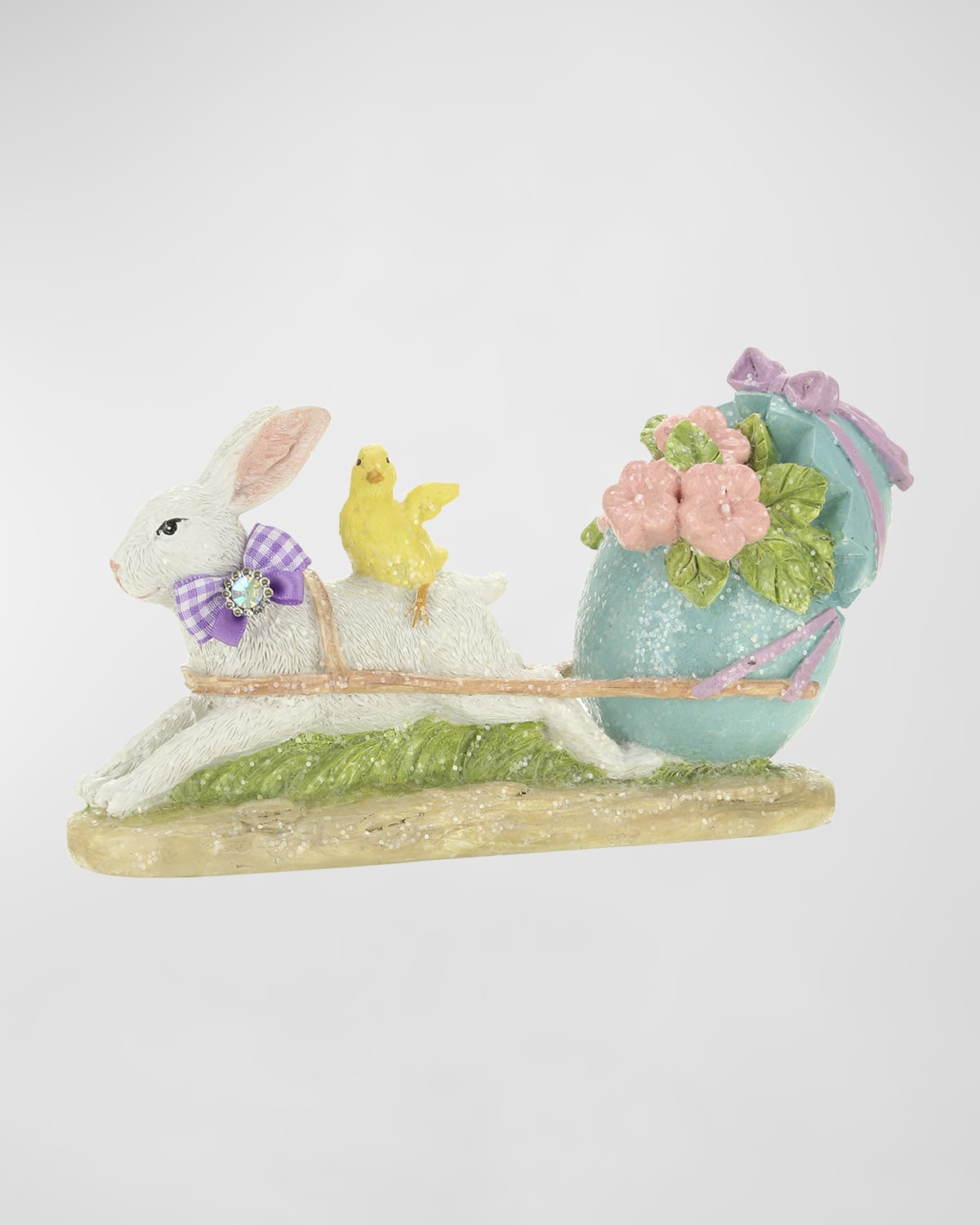 Mark Roberts Jeweled Bunny with Egg Carriage - 7 x 6" | Neiman Marcus
