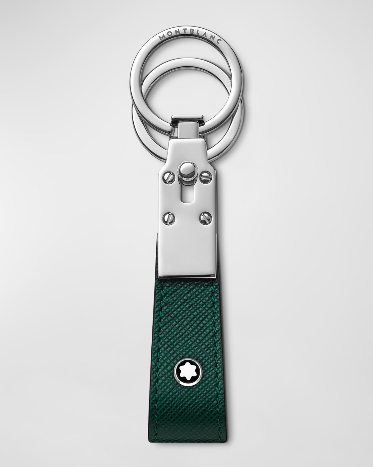 Montblanc Men's Sartorial Leather Loop Key Fob | Neiman Marcus