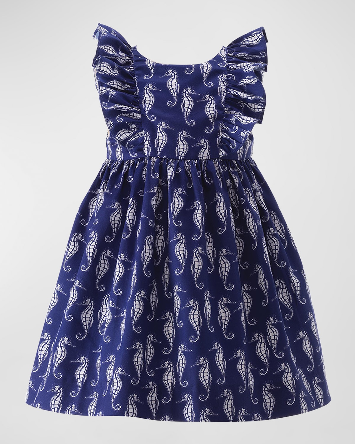 Rachel Riley Girl's Tartan-Print Frill Dress W/ Bloomers, Size 6M-24M ...