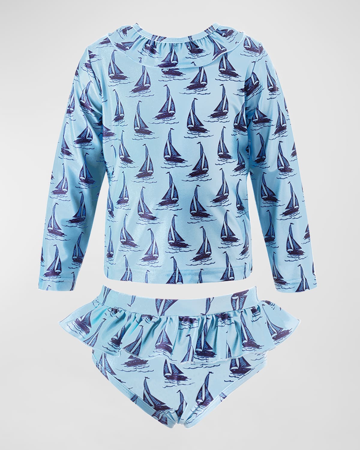 Rachel Riley Girl's Flamingo Rash Guard Set, Size 2-12 | Neiman Marcus