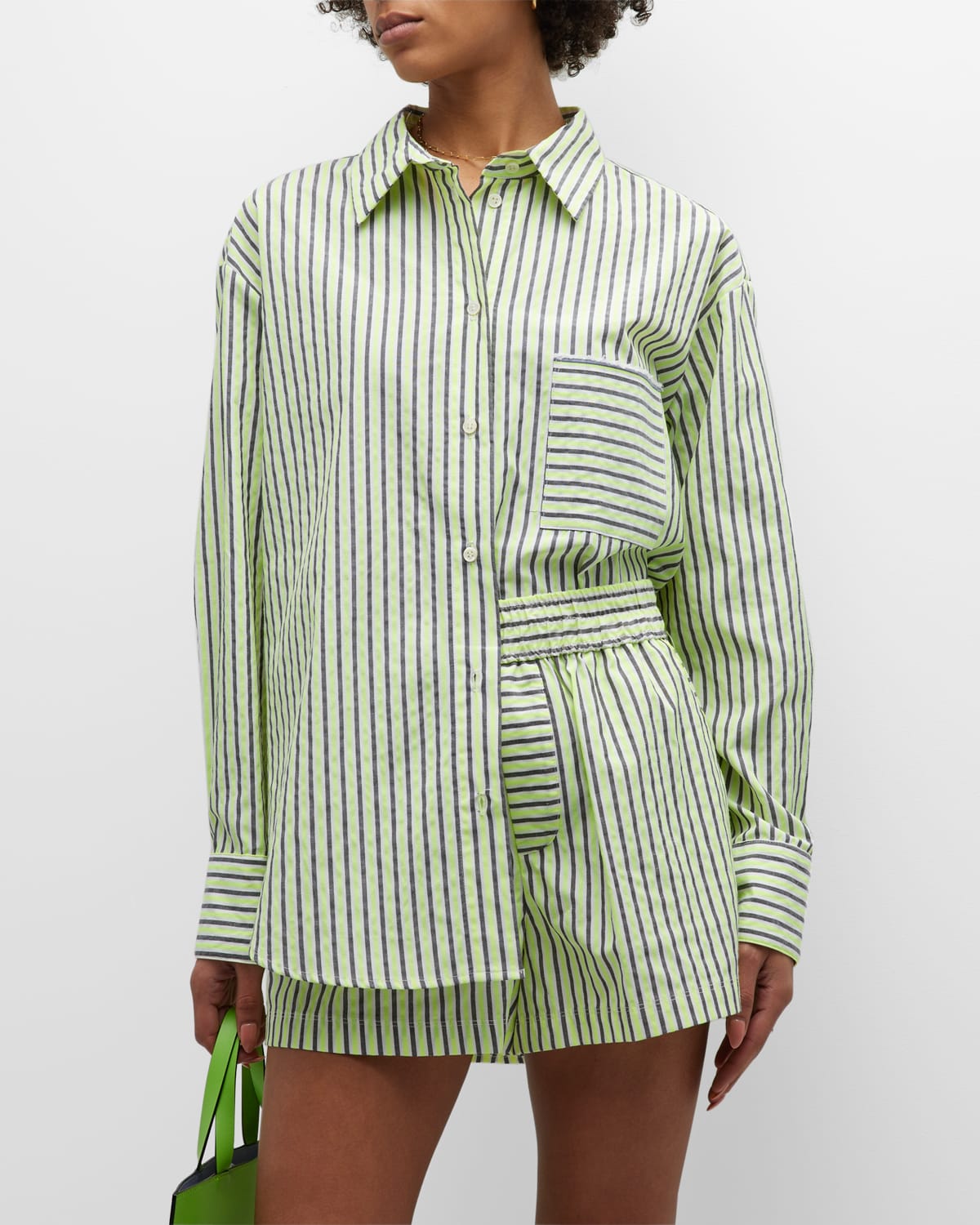 Le Superbe Oaxaca Striped Cross-Over Top | Neiman Marcus