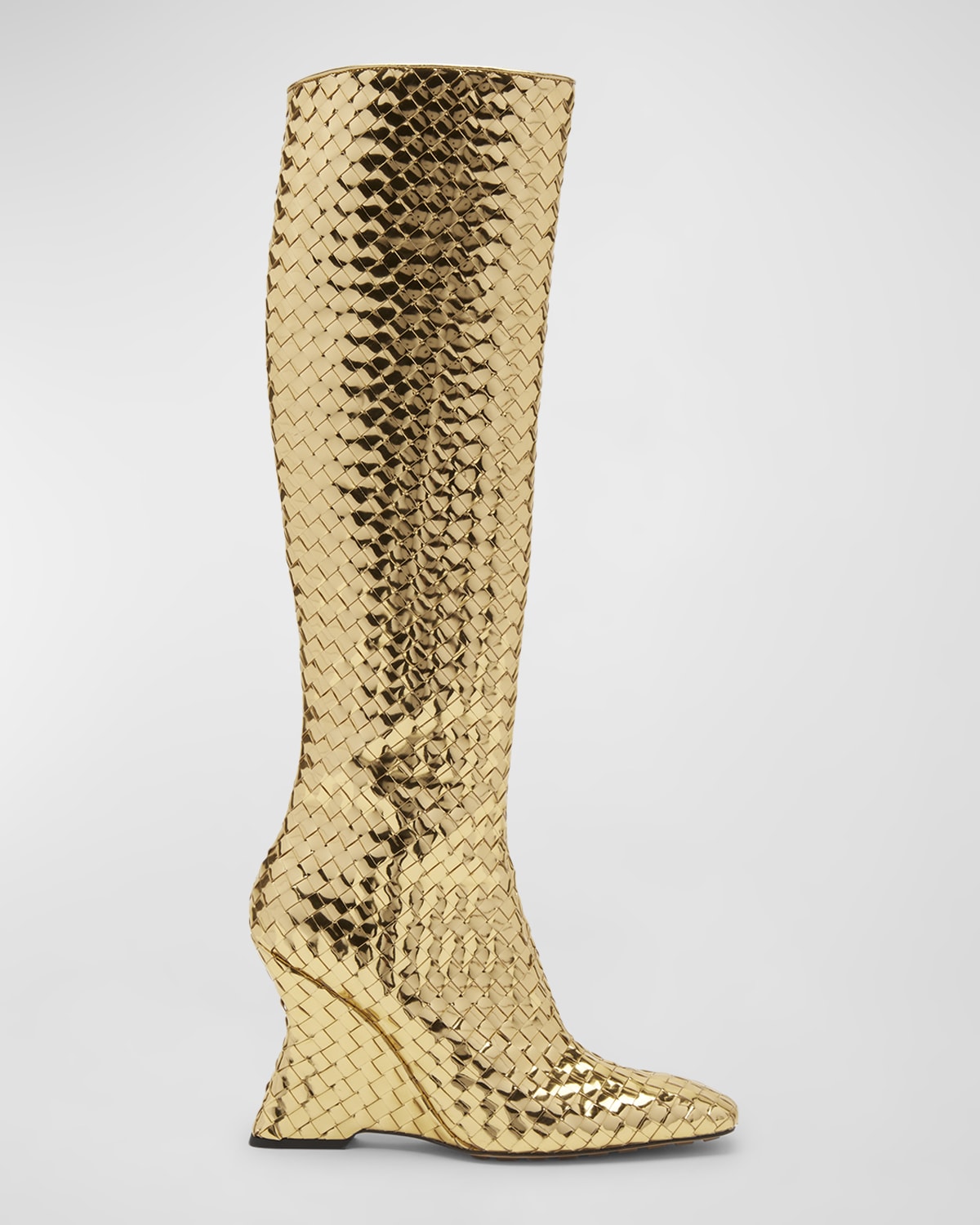 Bottega Veneta Leather Knee Boots | Neiman Marcus