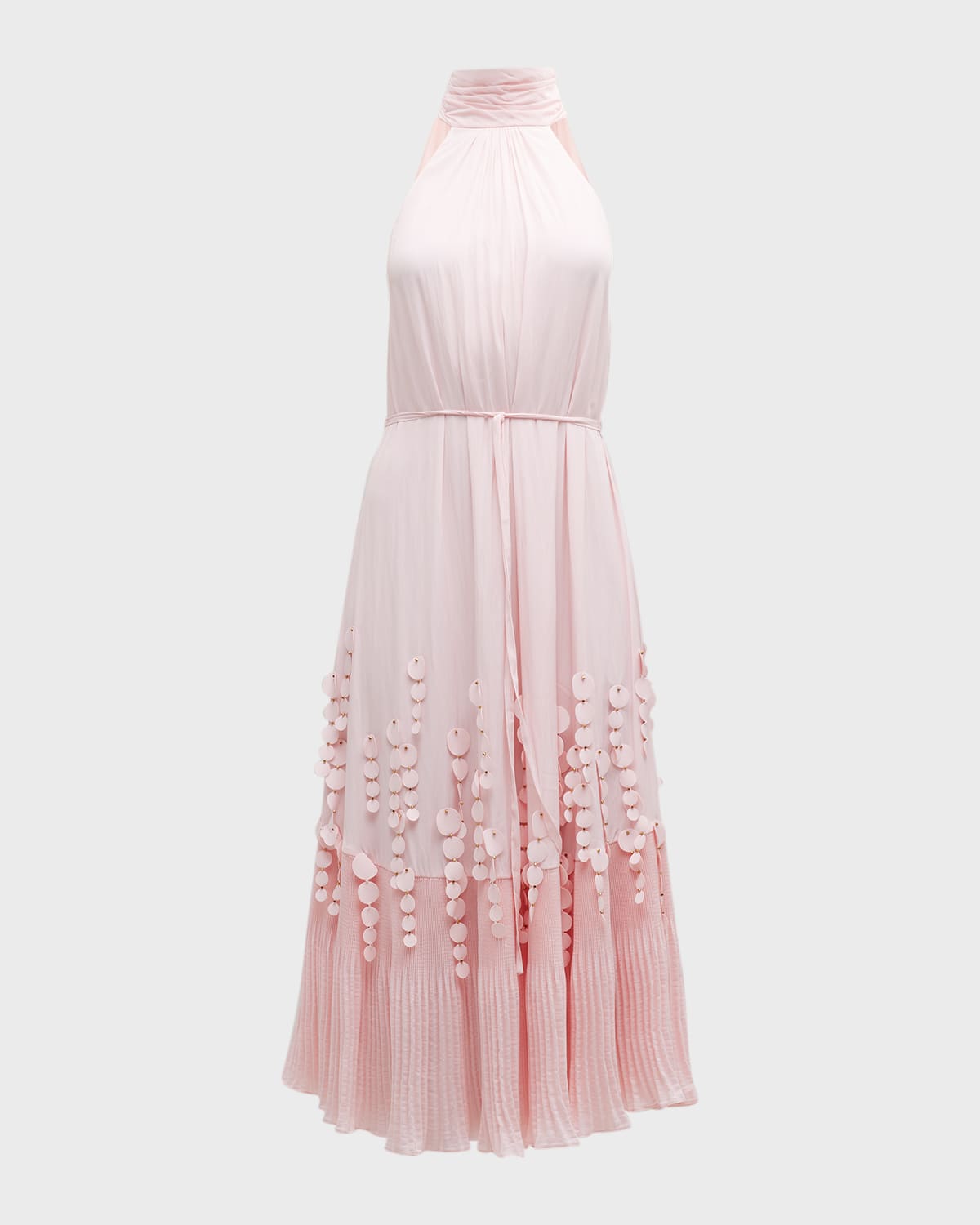 Ramy Brook Cara Crochet Halter Midi Dress Neiman Marcus