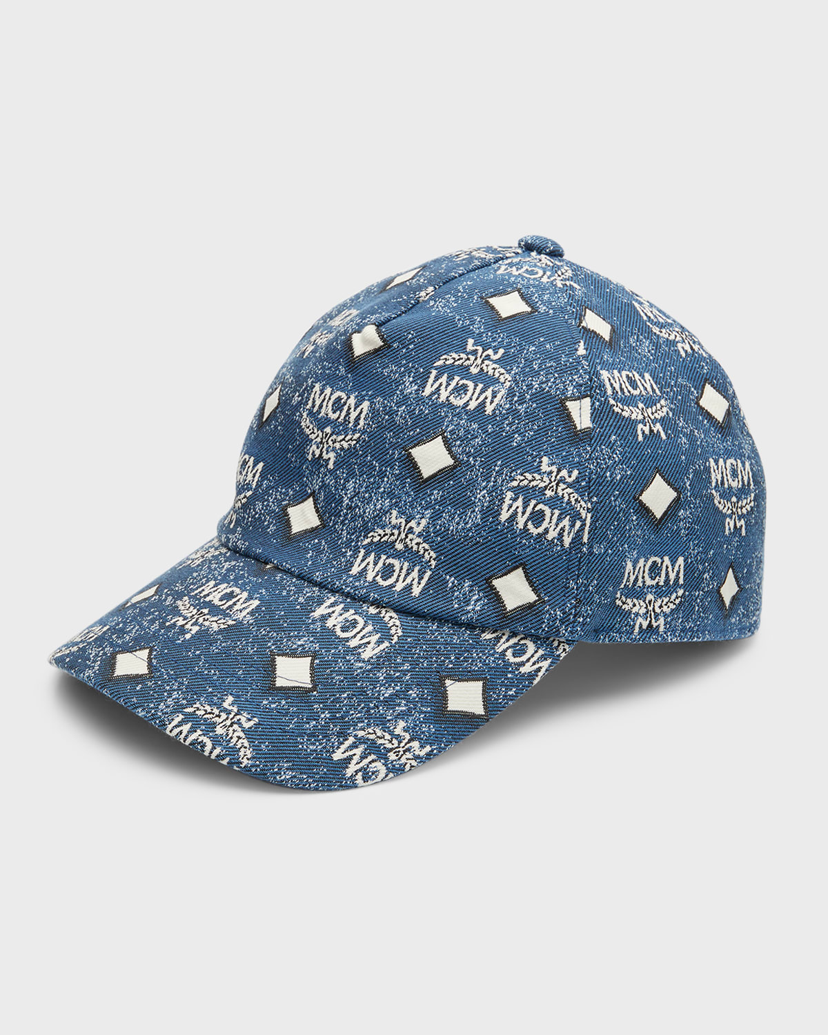 Dolce&Gabbana Men's Patchwork Denim Baseball Cap | Neiman Marcus
