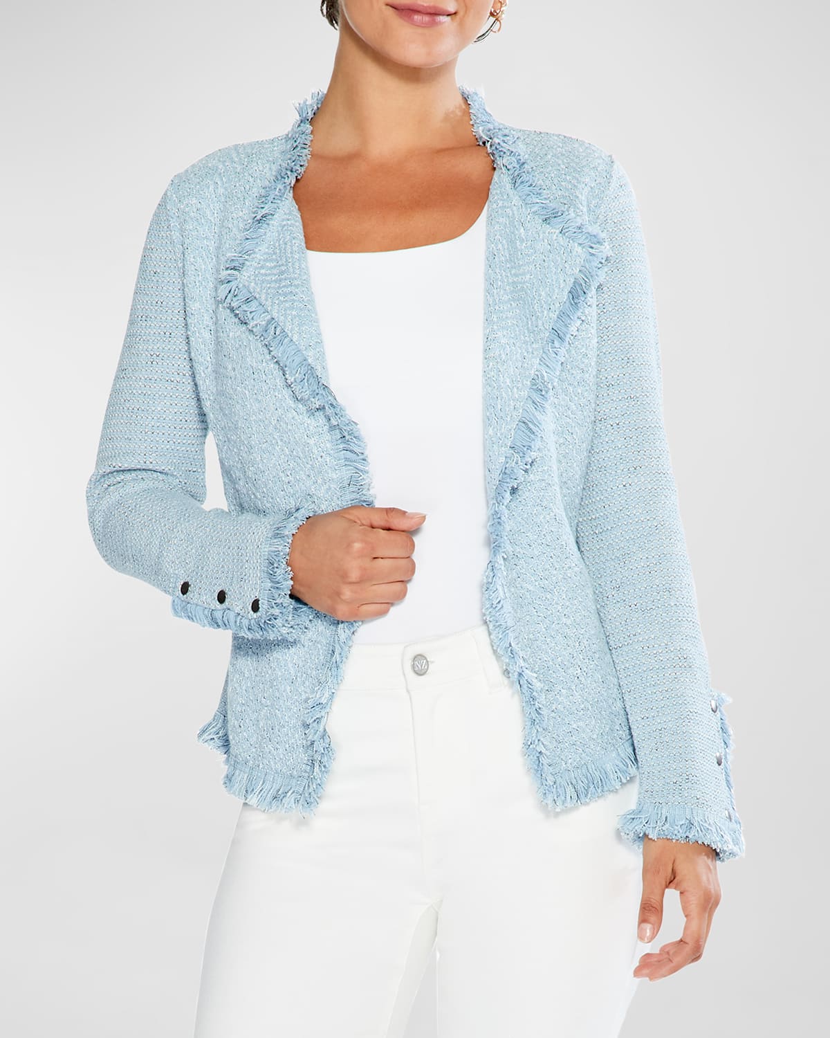 Iro Shavani Open-Front Boucle Jacket | Neiman Marcus