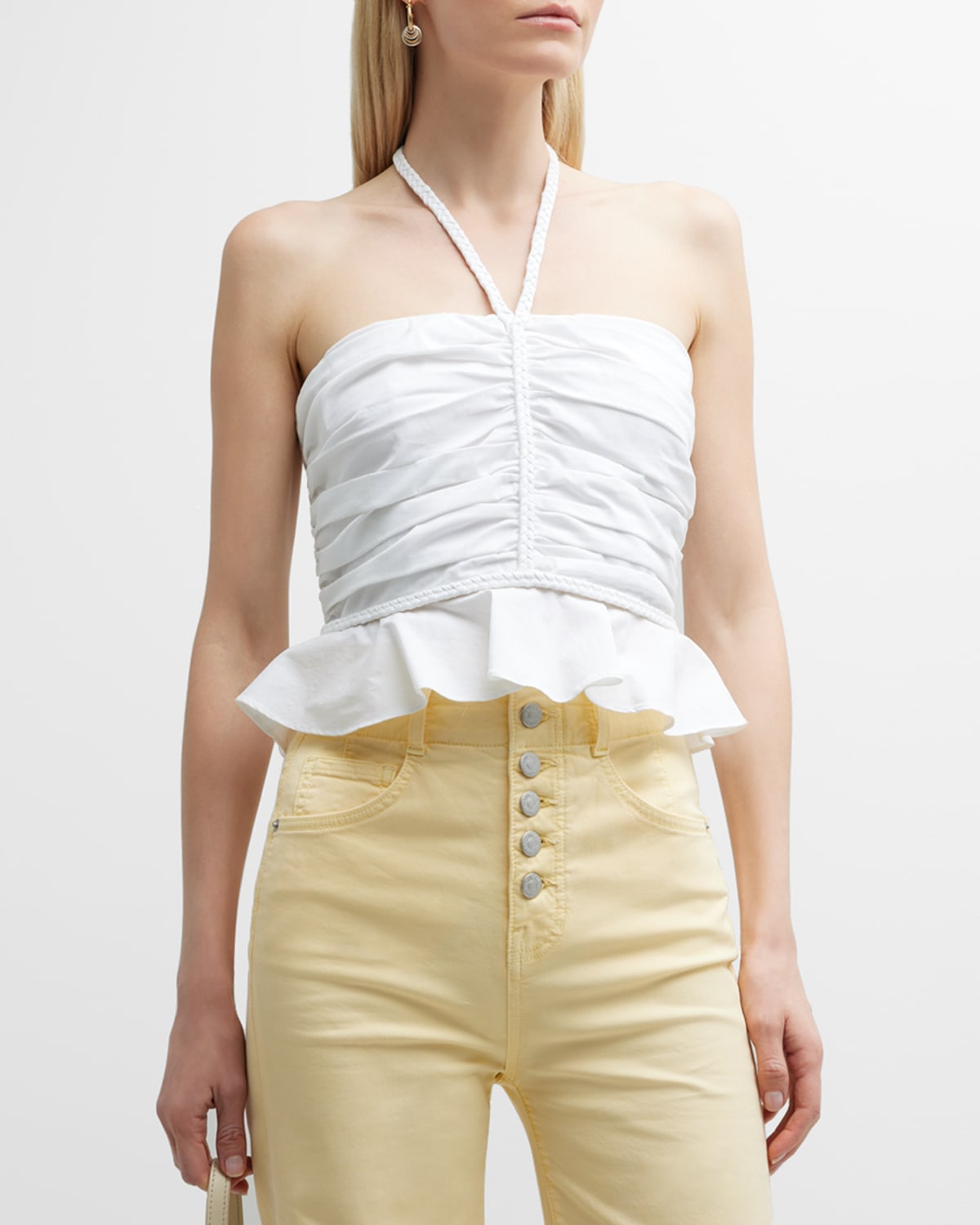 Veronica Beard Kusumi Halter Top | Neiman Marcus