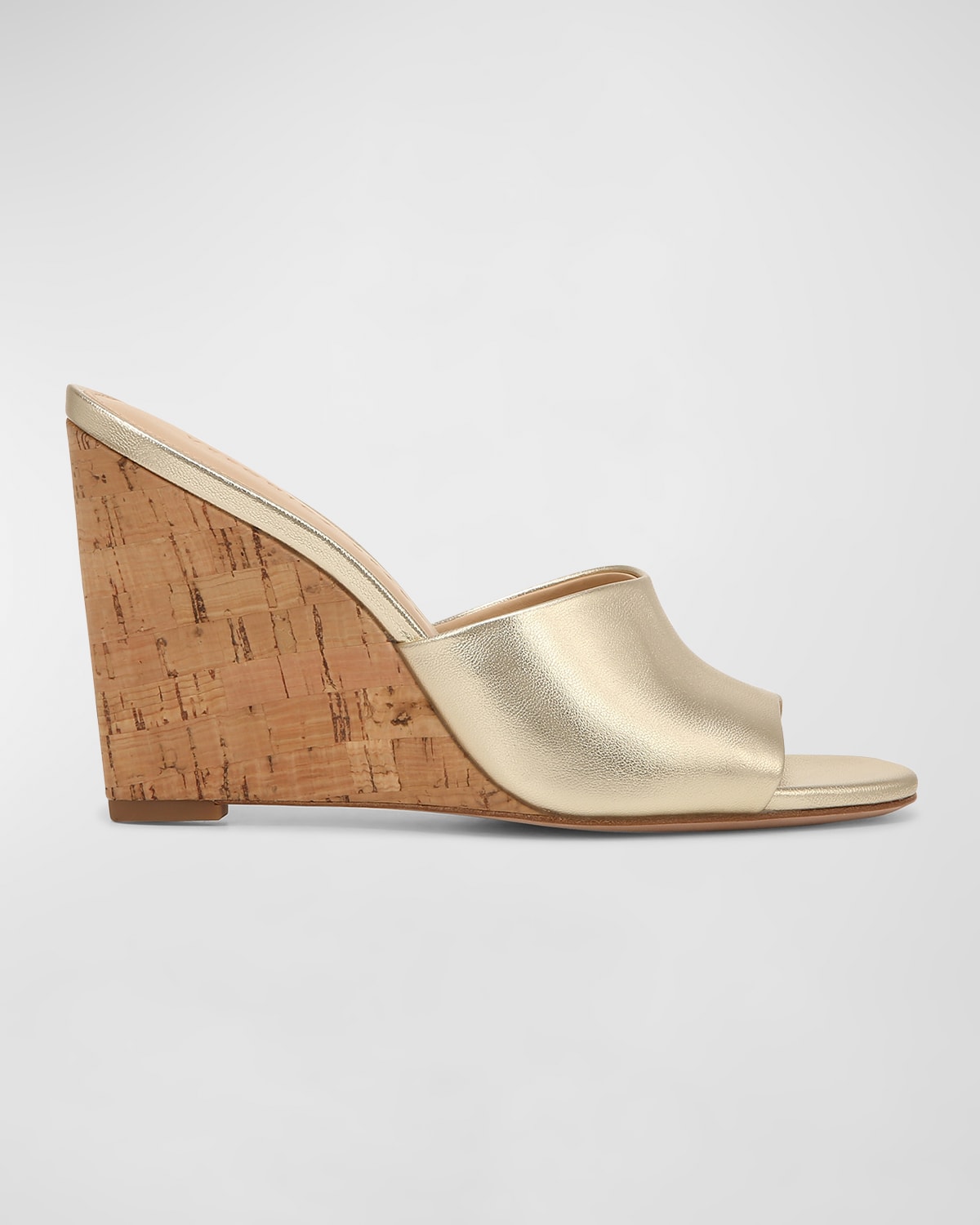 Veronica Beard Dali Multi Woven Cork Wedge Sandals | Neiman Marcus
