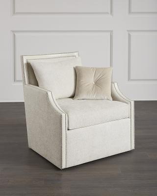 Massoud Adan Swivel Chair | Neiman Marcus