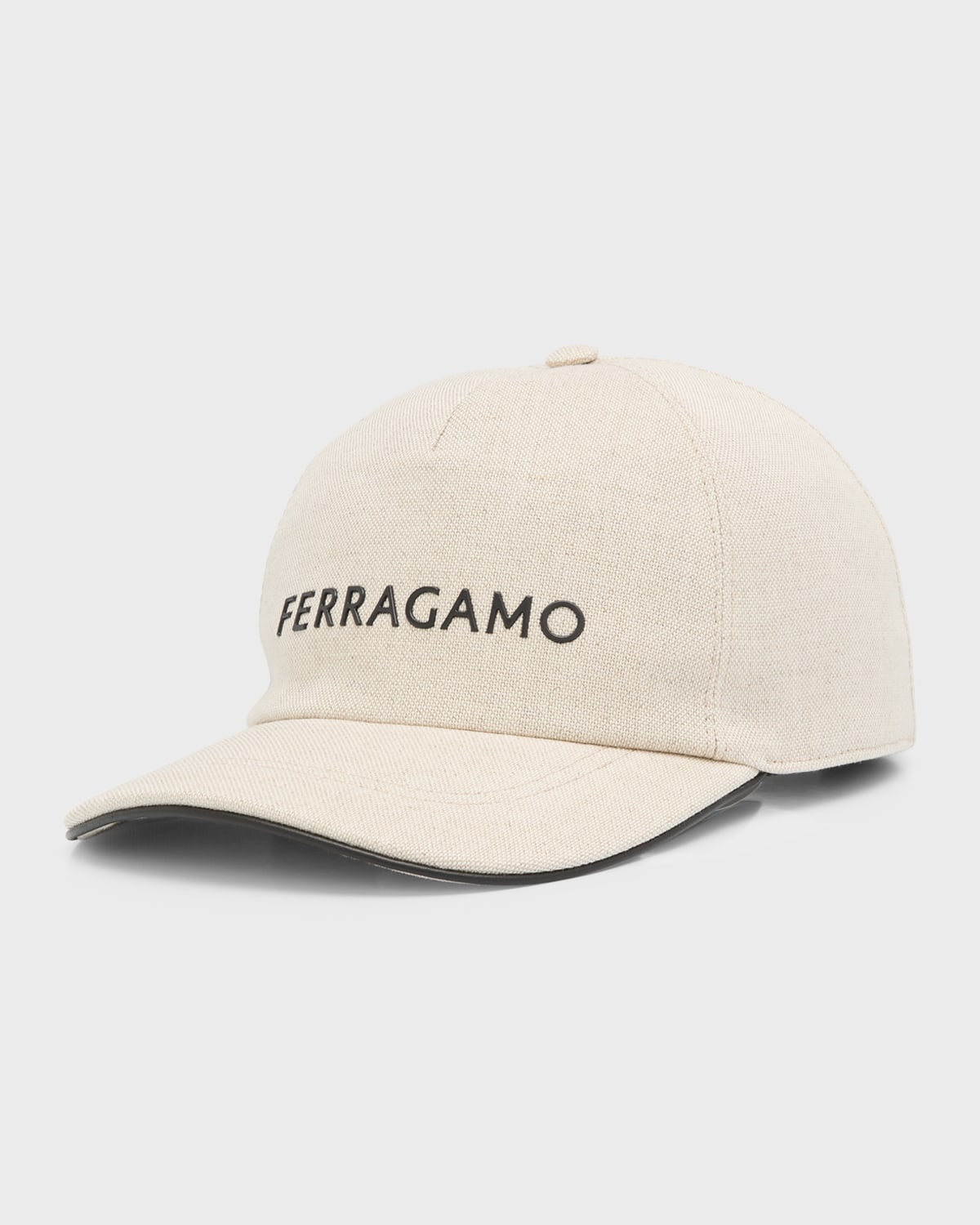 Balmain Men's Canvas Logo Baseball Cap | Neiman Marcus