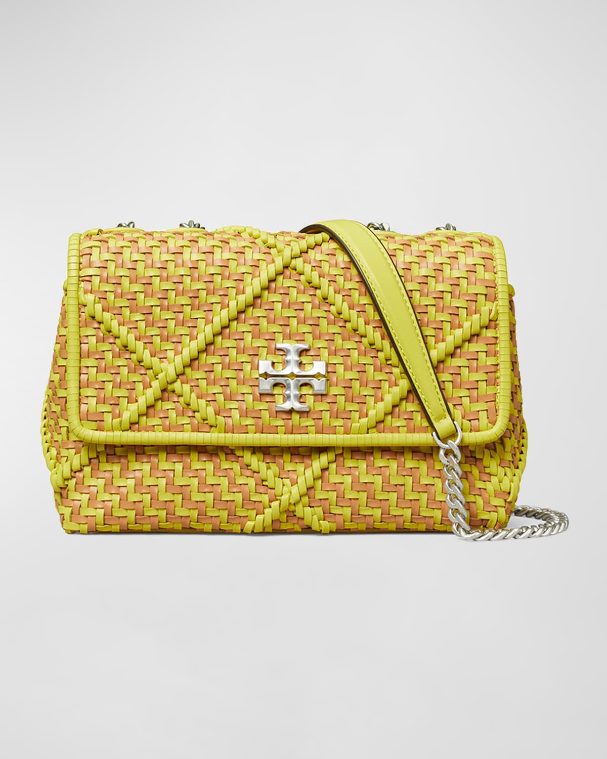 Tory Burch Kira Small Diamond Woven Convertible Shoulder Bag | Neiman ...