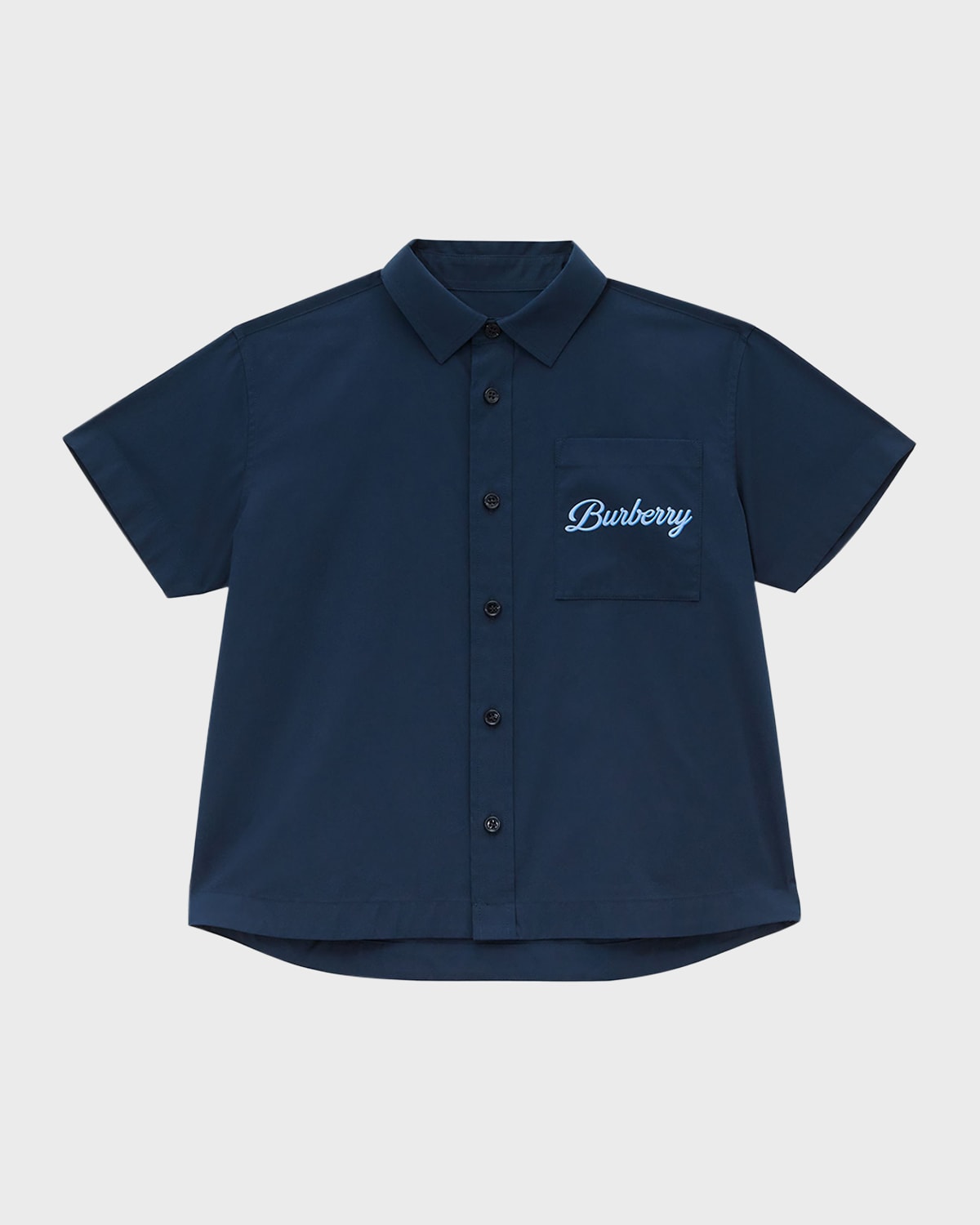 Burberry Boy's Langton Script Logo-Print Polo Shirt, Size 4-12 | Neiman ...