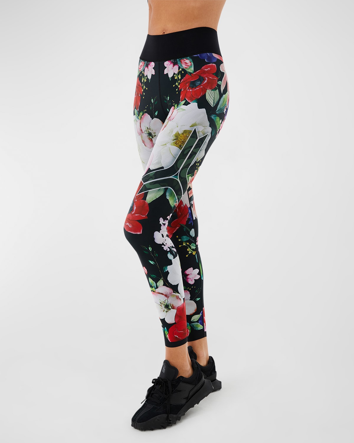 Beach Riot Piper Foiled High-Rise Leggings | Neiman Marcus