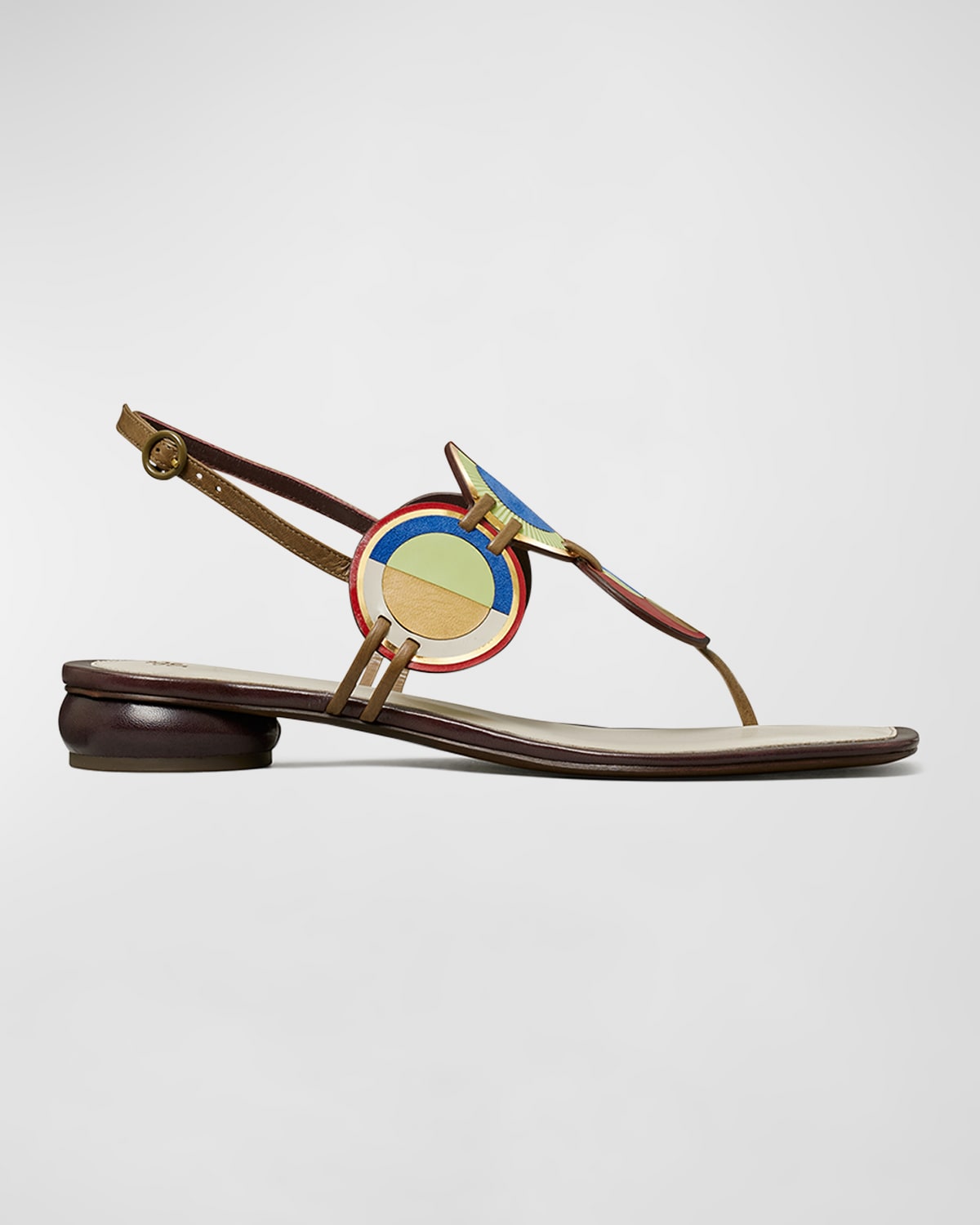 Burberry Emily T-Strap Slingback Sandals | Neiman Marcus