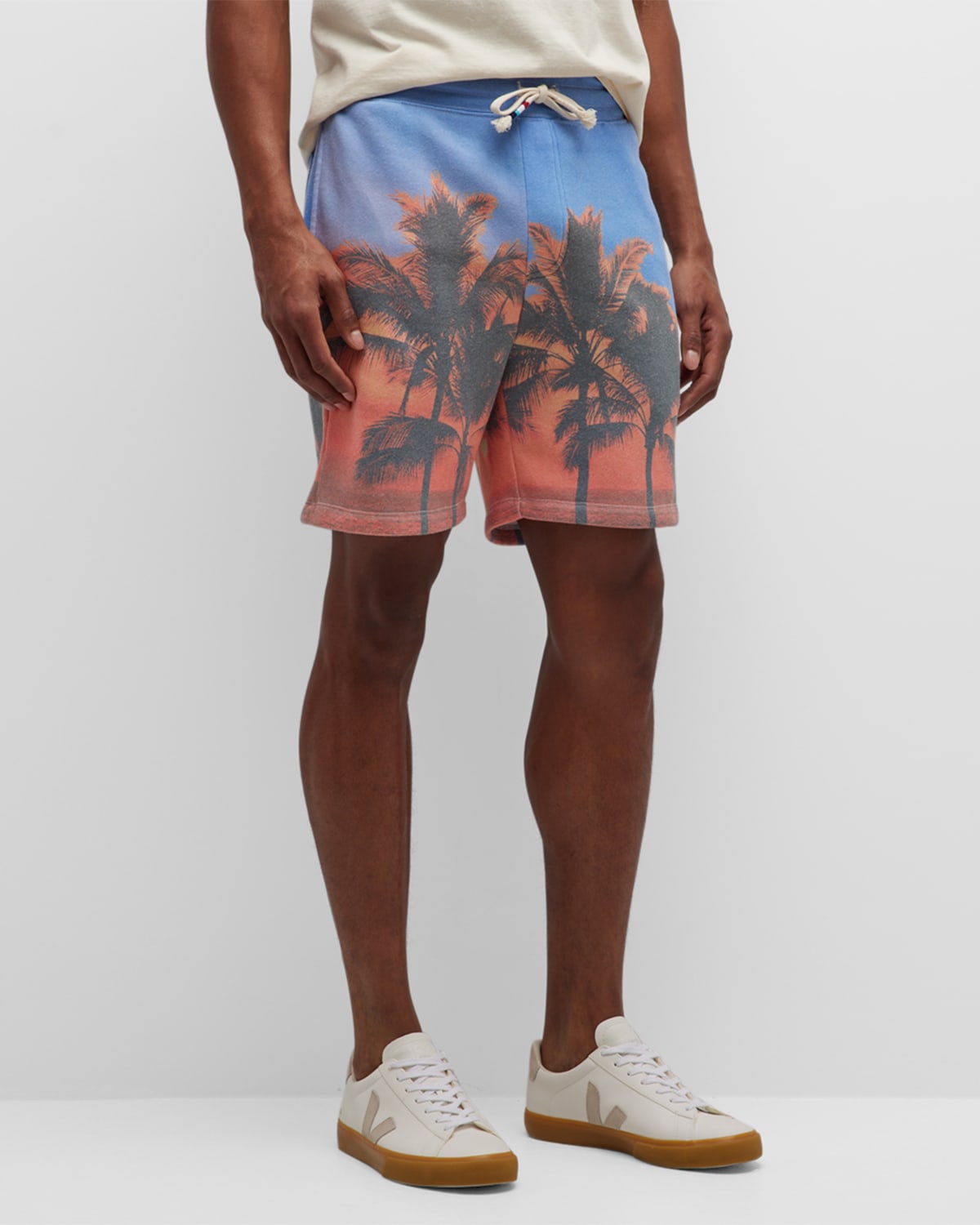 John Elliott Men's Graphic Mesh Practice Shorts | Neiman Marcus