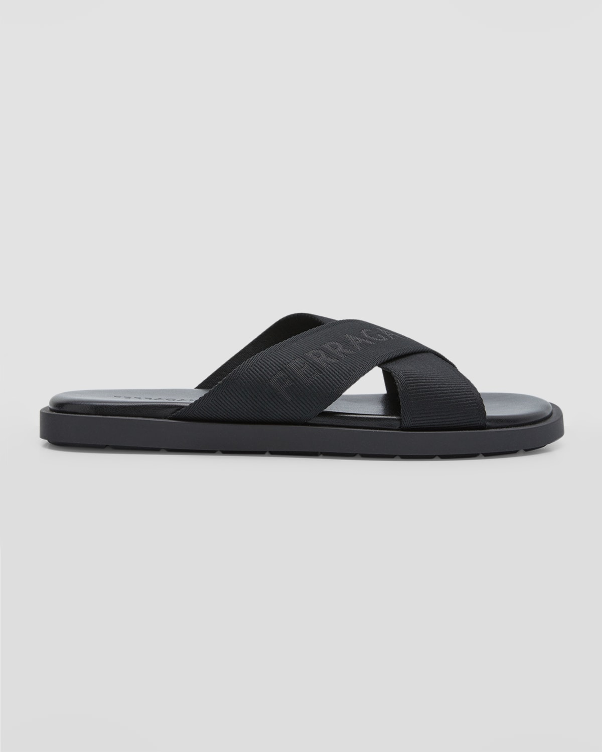 Gucci Men's GG Supreme Canvas Slide Sandals | Neiman Marcus
