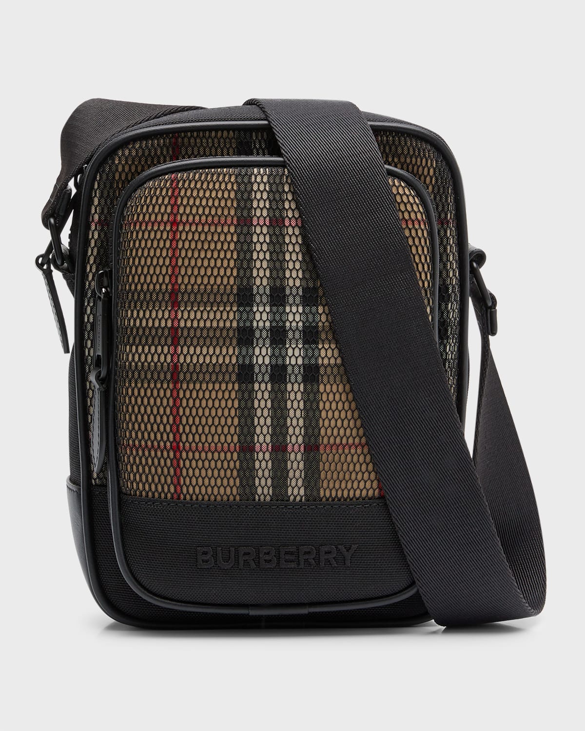Burberry Men's Stevie Vintage Check Belt Bag | Neiman Marcus
