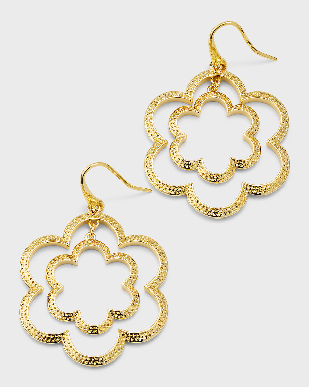 Kendra Scott Lee Open Frame Diamond Earrings | Neiman Marcus