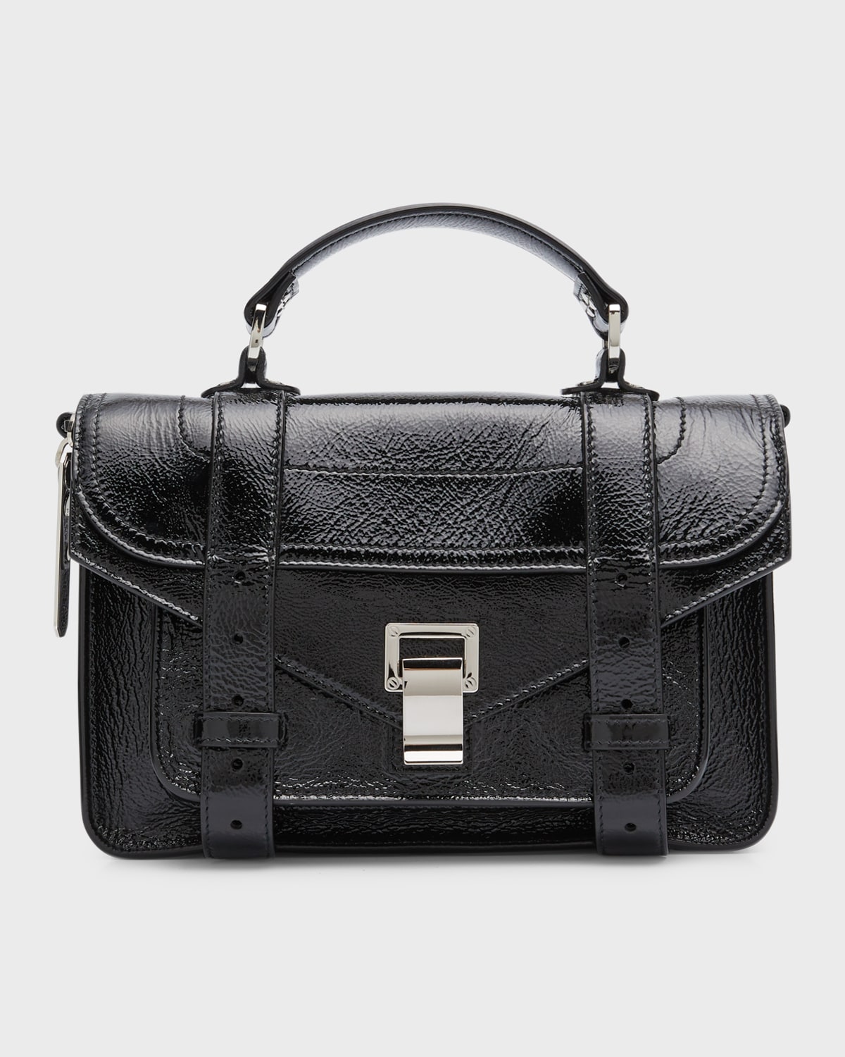 Proenza Schouler PS1 Tiny Suede Messenger Crossbody Bag | Neiman Marcus