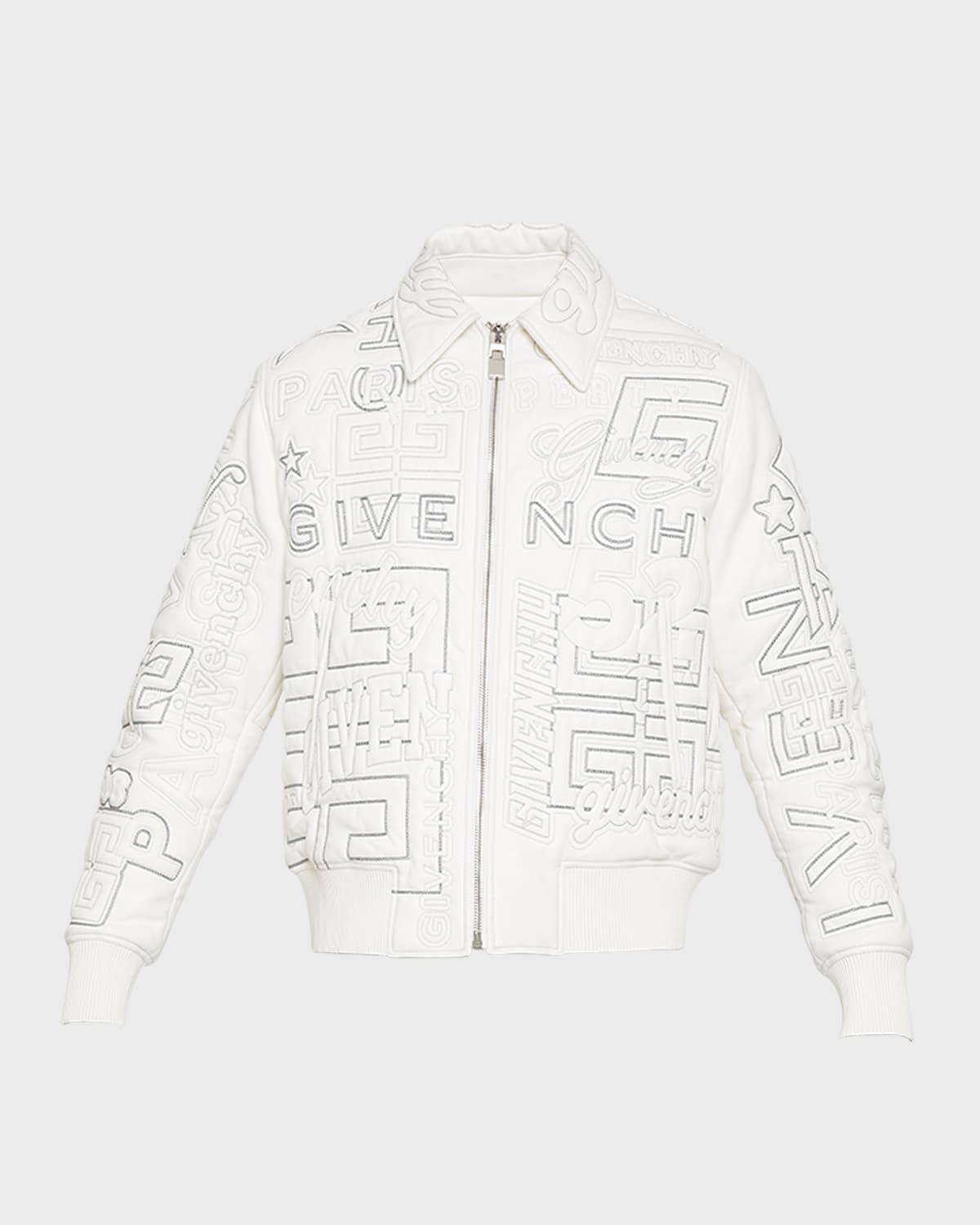 Givenchy Men's Logo Varsity Jacket | Neiman Marcus