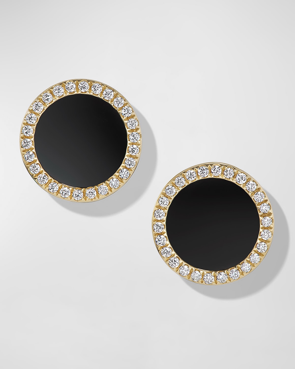 David Yurman DY Mercer Earrings with Diamonds in 18K Gold, 19.8mm, 0.85 ...