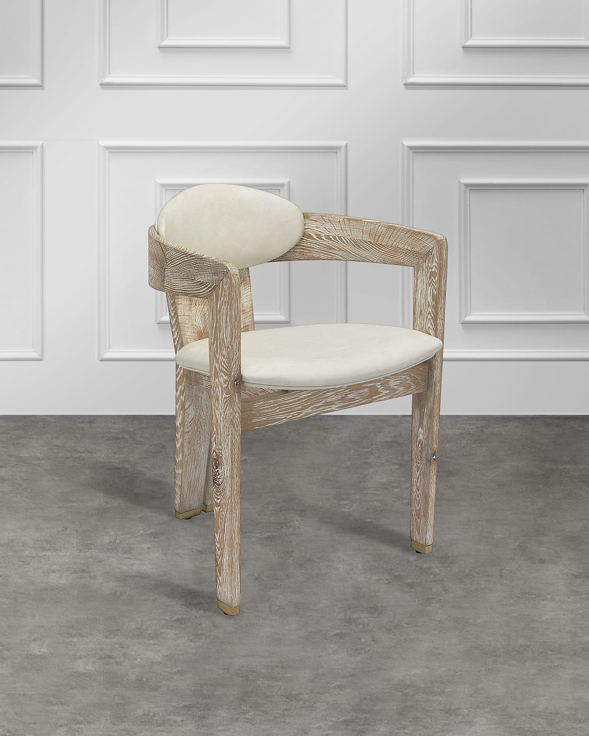 Interlude Home Maryl Dining Chair - Brushed Taupe | Neiman Marcus