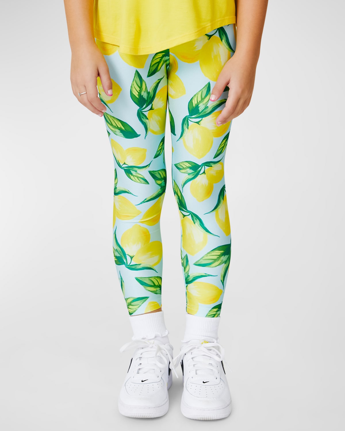 Terez Girl's Pink Neon Butterflies Leggings, Size 7-14 | Neiman Marcus