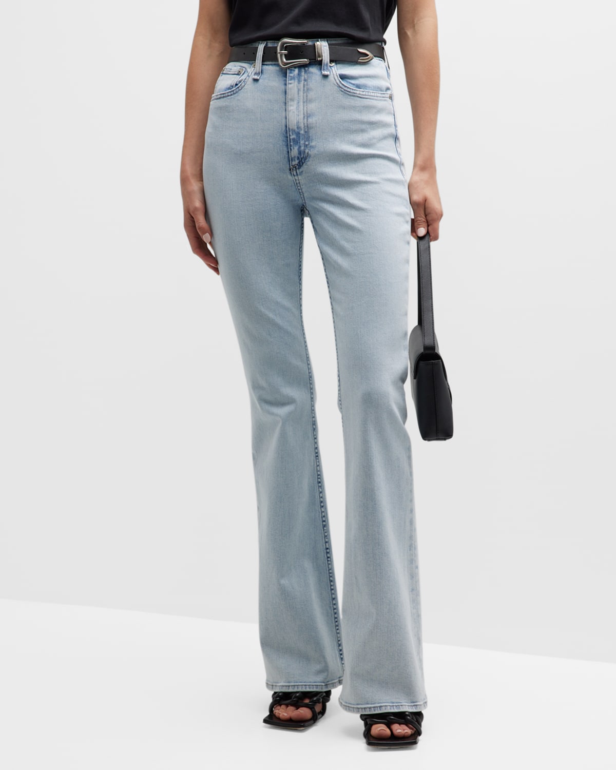 Rag & Bone Casey High-Rise Flare Jeans | Neiman Marcus