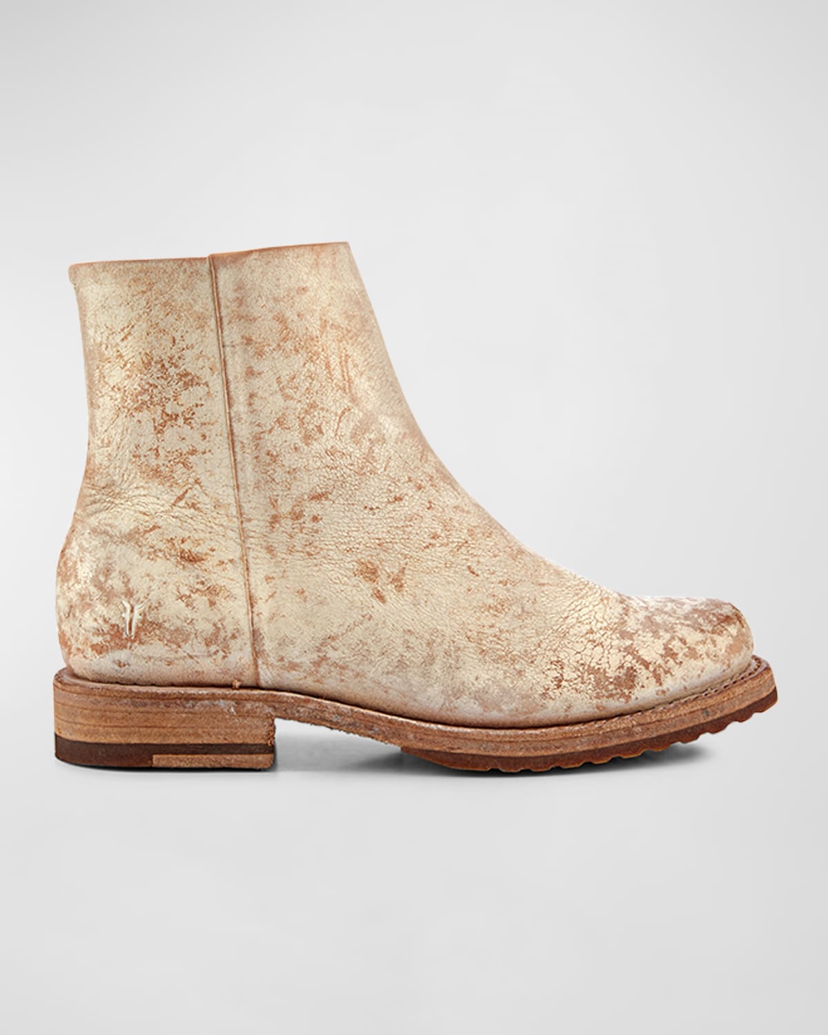 Frye Veronica Leather Zip Booties | Neiman Marcus