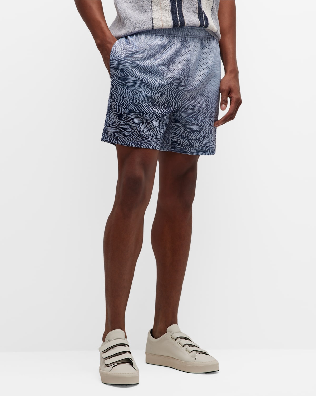 AVIREX Men's Icon Mesh Basketball Shorts | Neiman Marcus