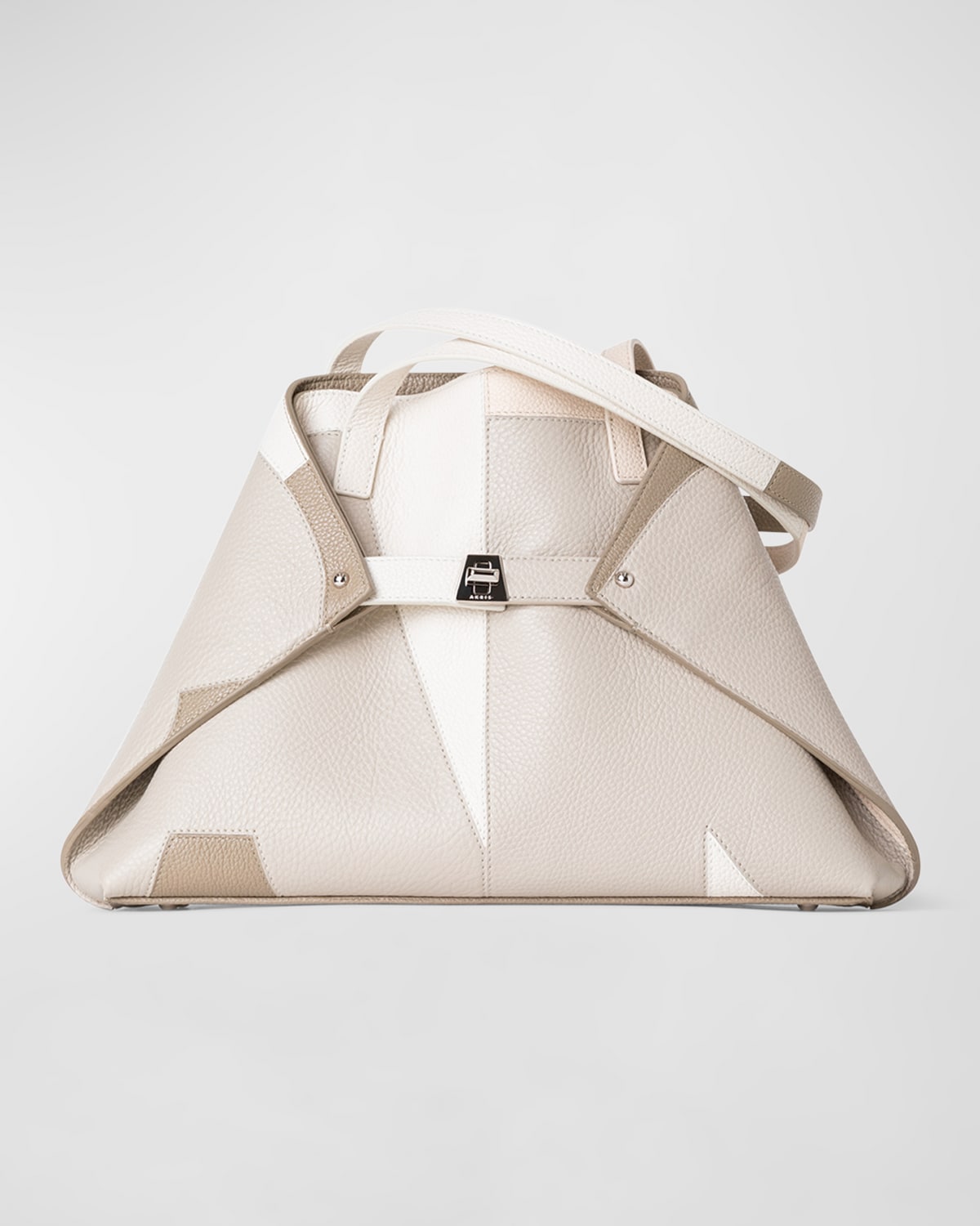 Akris Ai Medium Ostrich Shoulder Bag | Neiman Marcus