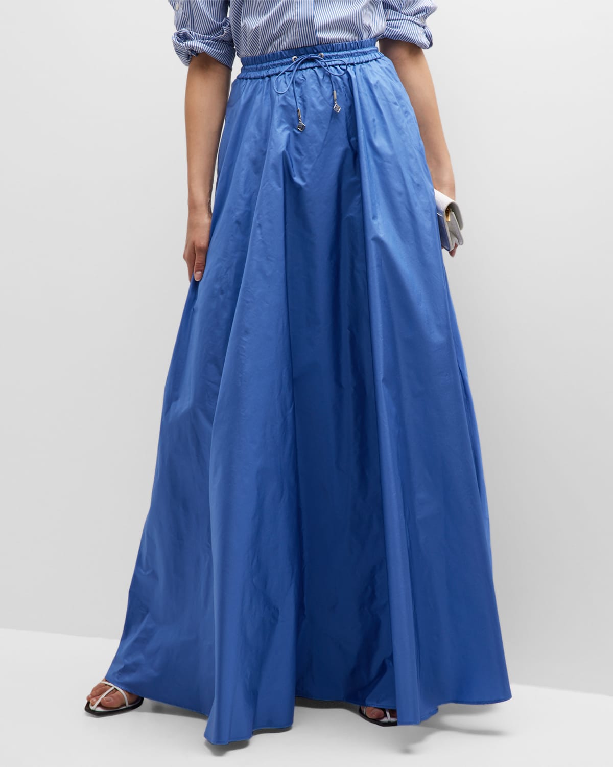 Ralph Lauren Collection Emilien Silk Taffeta Skirt | Neiman Marcus