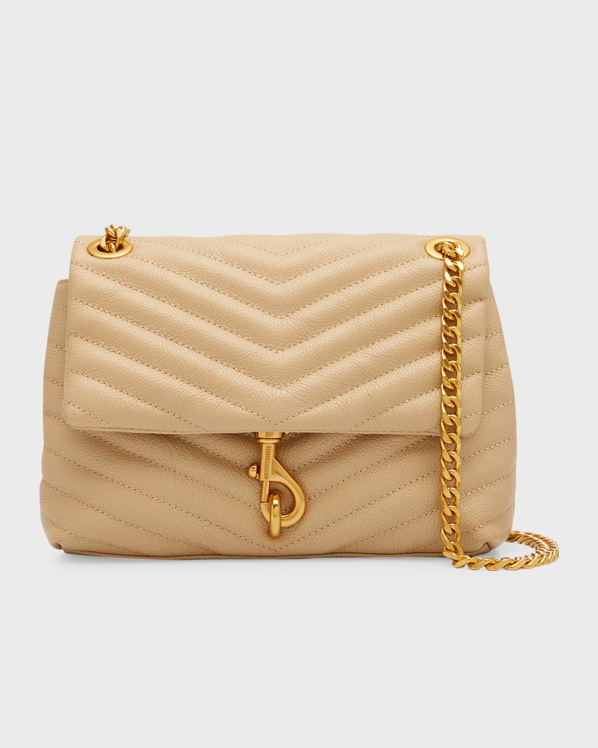 Rebecca Minkoff Edie Maxi Chevron-Quilted Chain Shoulder Bag | Neiman ...