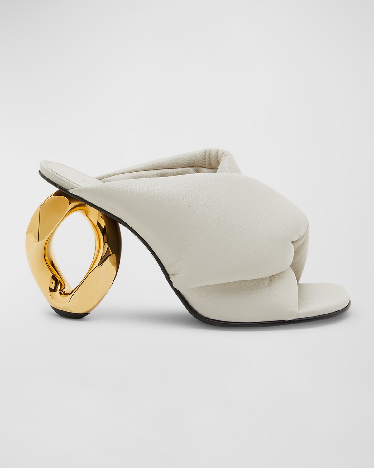 JW Anderson Twist Chain Slide Mule Sandals | Neiman Marcus