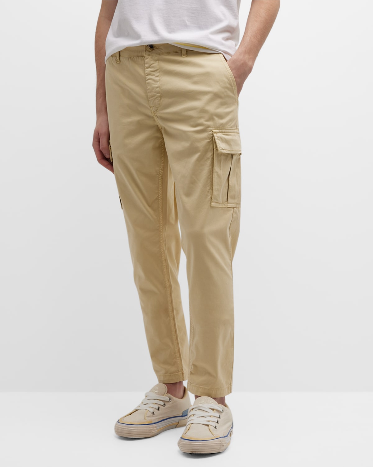 Scotch & Soda Men's Stuart Stretch Twill Cargo Pants | Neiman Marcus