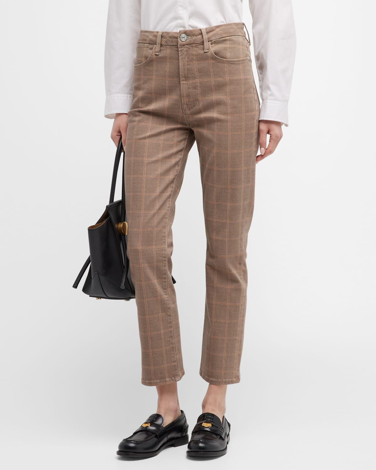 FRAME Le Super High Straight Jeans | Neiman Marcus