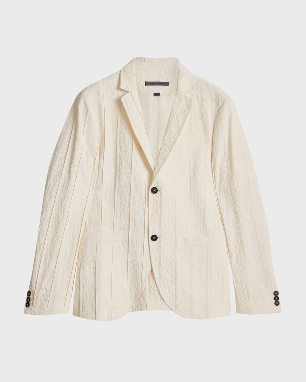 John Varvatos Men's Slim Fit Leather Zip Jacket | Neiman Marcus