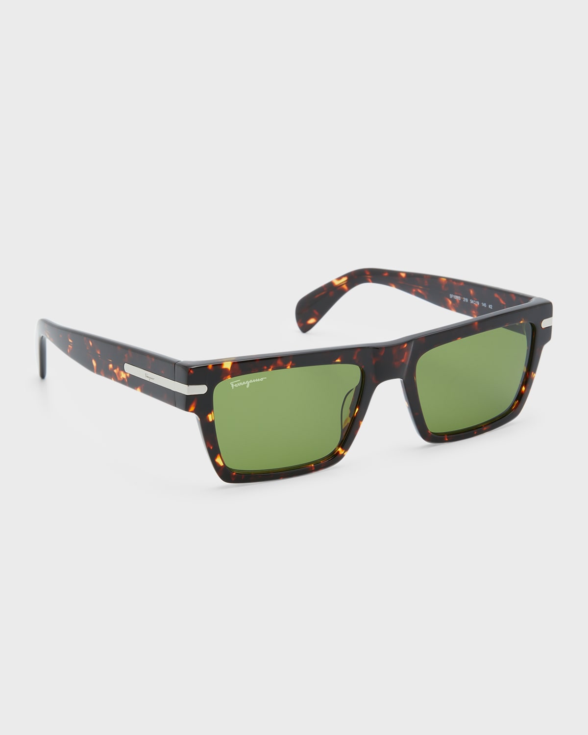 Fendi Men's Fendigraphy Acetate Rectangle Sunglasses | Neiman Marcus