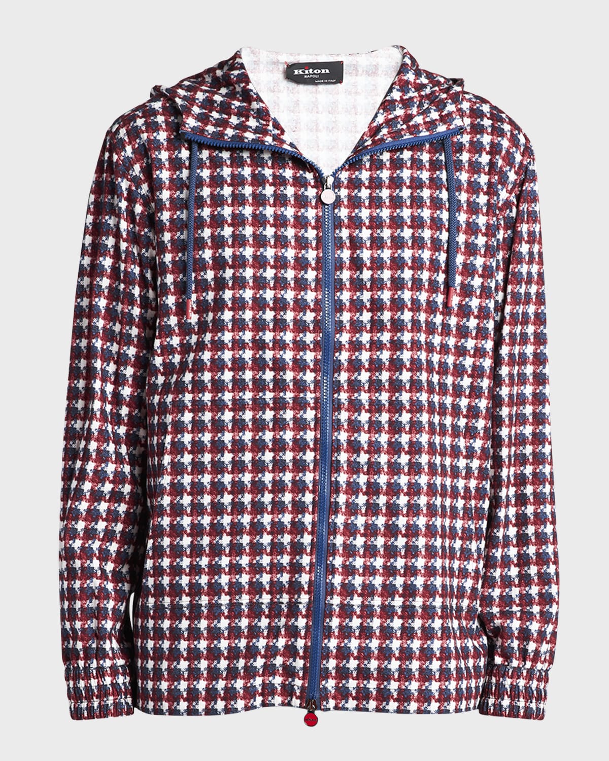 Kiton Men's Suede Full-Zip Bomber Jacket | Neiman Marcus