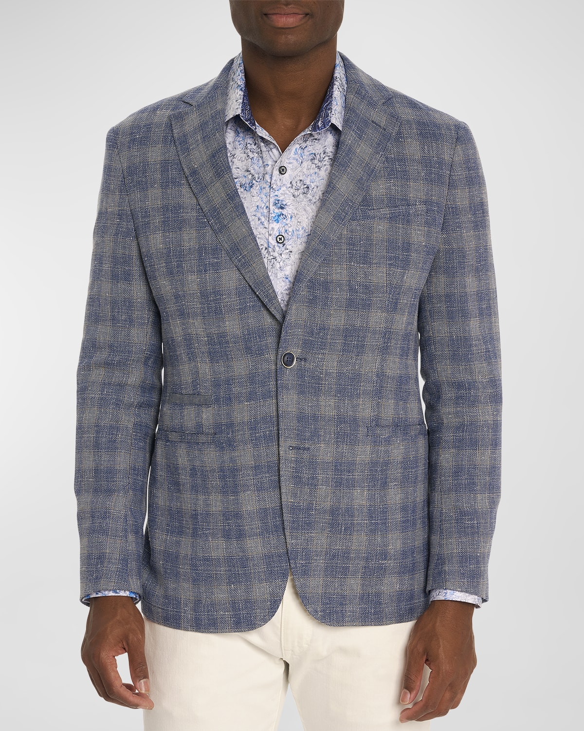 ZEGNA Men's Check Wool-Blend Sport Coat | Neiman Marcus