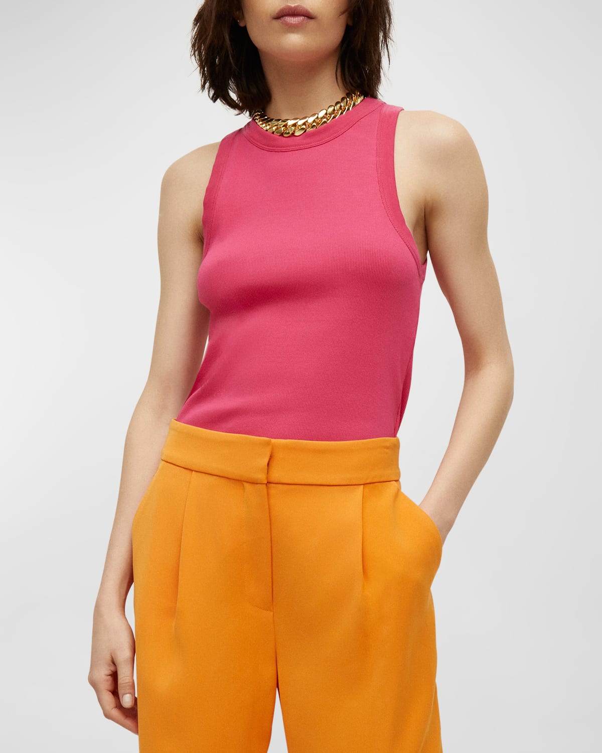 Veronica Beard Sabrina Tank Top | Neiman Marcus