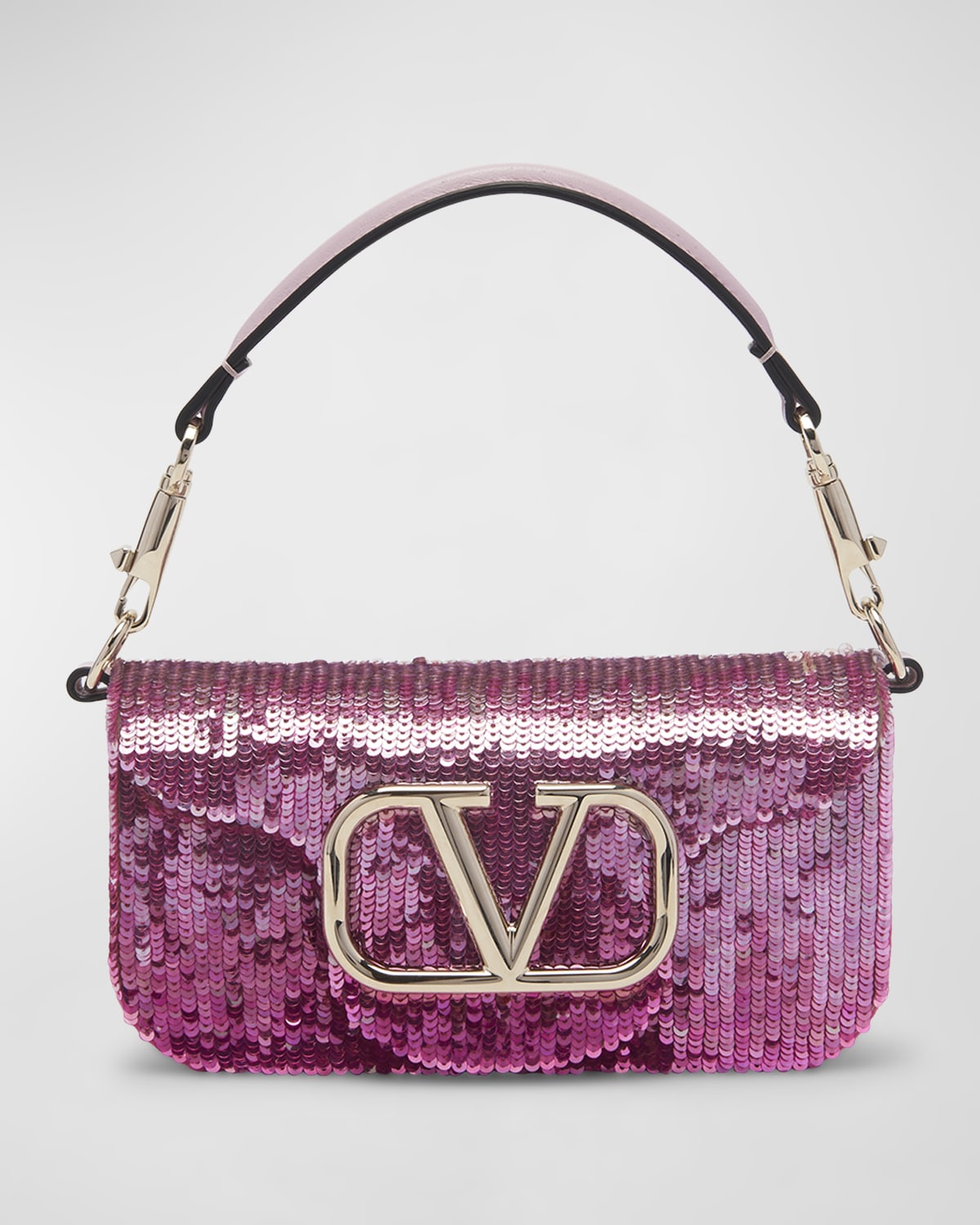 Valentino Garavani Loco Small VLOGO Crystal-Embellished Shoulder Bag ...