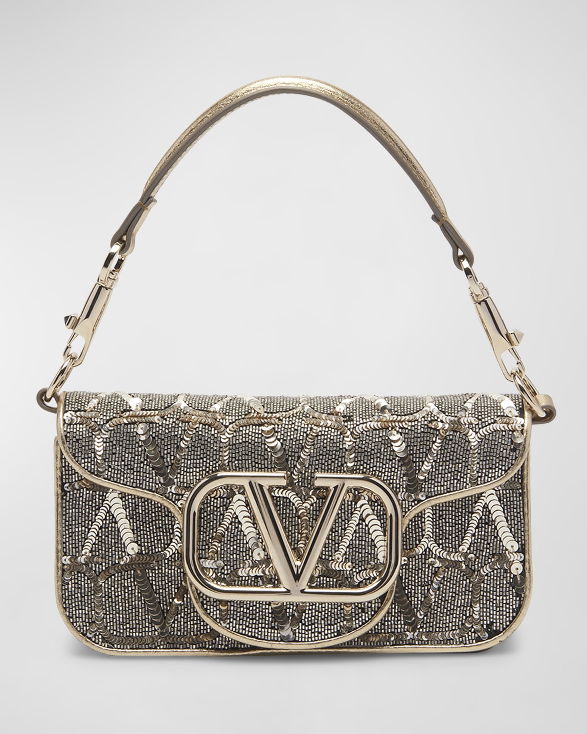 Valentino Garavani Loco Toile Iconographe Canvas Shoulder Bag | Neiman ...